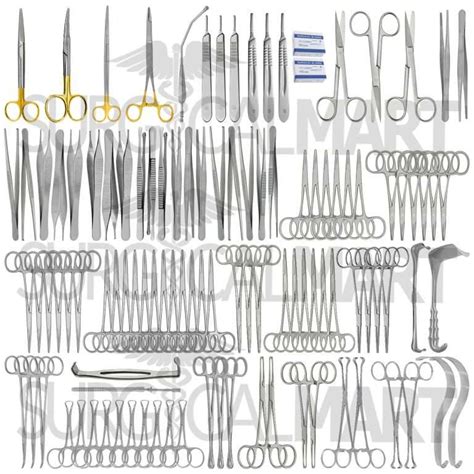 108 Basic Laparotomy Set Surgical Instruments Kit Surgical Mart