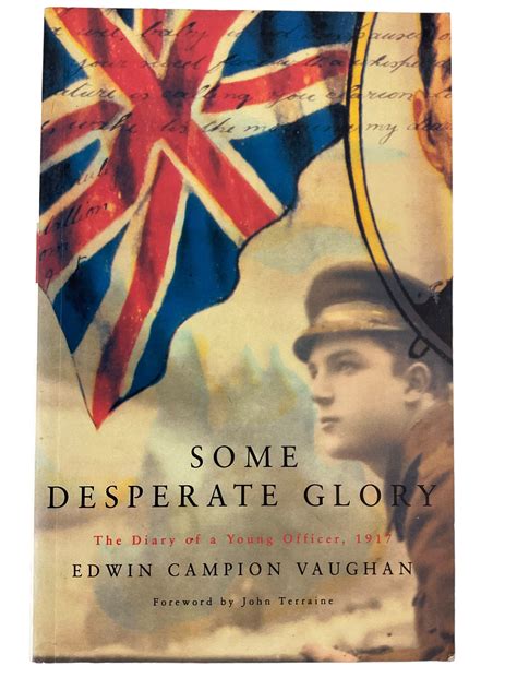 Ww1 British Bef Some Desperate Glory Reference Book Military Antiques
