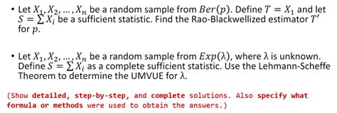 Solved Let X₁ X₂ Xn be a random sample from Ber p Chegg com