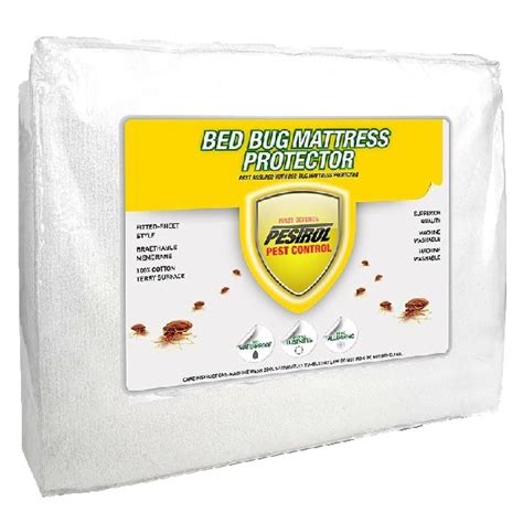 Bed Bug Mattress Protector 24cm Depth Hypoallergenic Cover