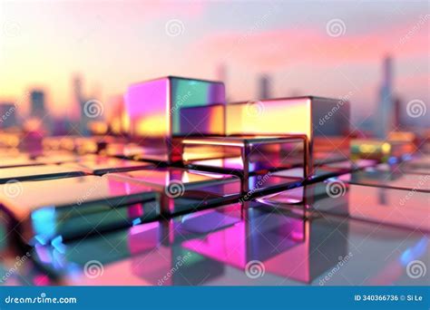 Set Of Rectangular Glass Frames Of Different Sizes Royalty Free Cartoon