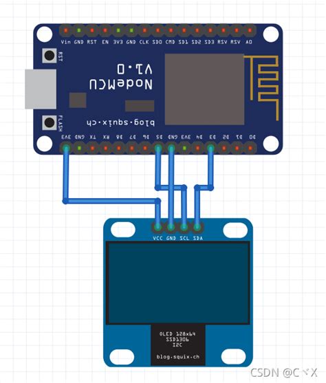 Nodemcu驱动oled屏（显示英文）nodemcu Lua Oled Csdn博客