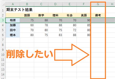 エクセル 行や列の削除削除できない時の解決方法 DHN独学 ヘルプデスクネット