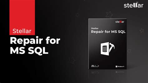 Repair And Restore Sql Database Using Stellar Repair For Ms Sql