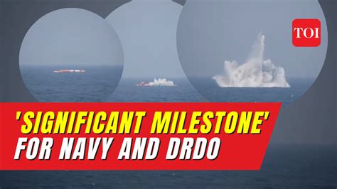 Watch Indigenously Designed Heavy Weight Torpedo Successfully Engages