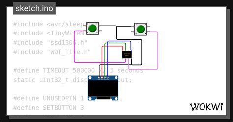 Attiny85 Digital Clock Wokwi Esp32 Stm32 Arduino Simulator