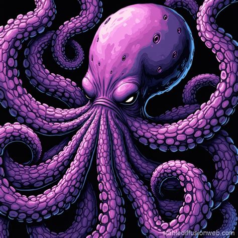 Kraken Tentacles Comic Book Art Stable Diffusion Online