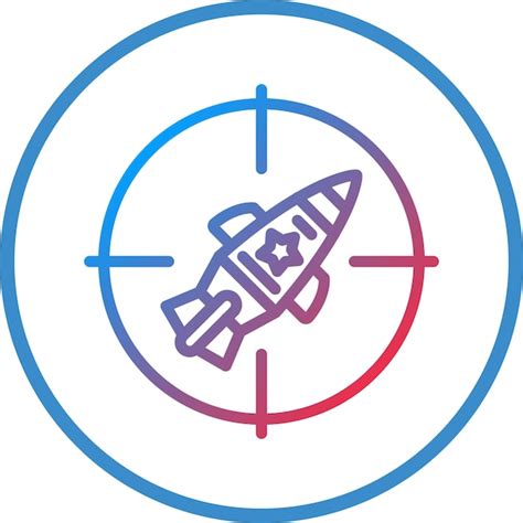 Red Zone Icon Style Premium Vector