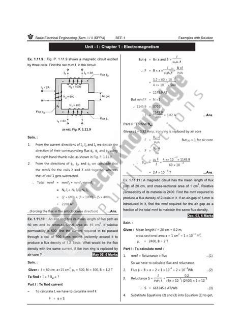 Sppu Fe Bee Examples With Solution Pdf