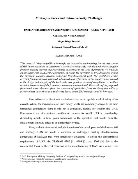 Pdf Unmanned Aircraft Systems Risk Assessment A New Approach