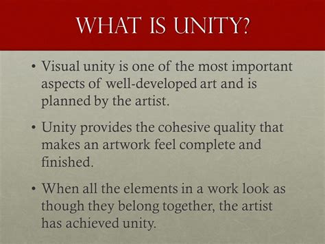 Unity In Art Definition Principle Of Art Balancepptx