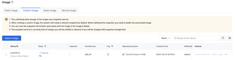 creating custom images from a linux instance elastic compute service