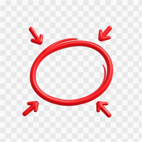Clickbait Red Circle And Arrow Png Attention Grabber