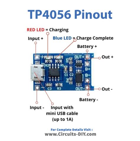 Tp4056 Battery Charger Module