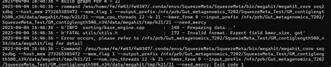Squeezemeta Step 1 Error Failing In Megahit Assembly · Issue 661