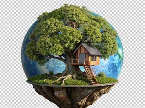 Premium Psd Global Canvas Celebrating World Earth Day