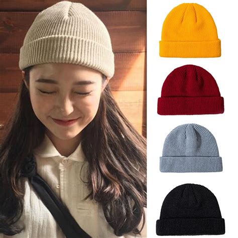 [sg Seller] Fashion Solid Color Autumn Winter Casual Hat Hip Hop