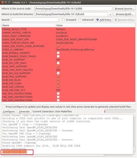 Yapay Zeka Labs Dlib C Kütüphanesinin Ubuntu 16 04 için cuDNN Konfigurasyonu ile Kurulumu
