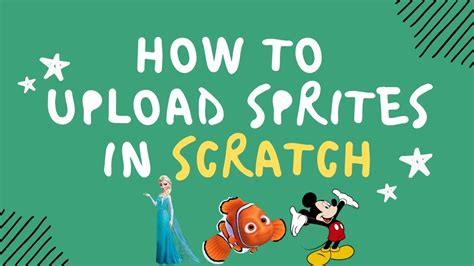 How To Upload Sprites In Scratch 5 Min Tutorial Youtube