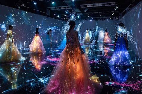 Witness An Intergalactic Runway Event Where Fashio Generative Ai Premium Ai Generated Image