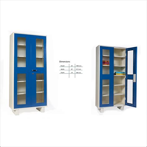 Stainsteel Glass Door Almirah At Best Price In Indore Shubham