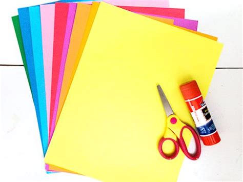 Paper Loop Flower Craft Our Kid Things