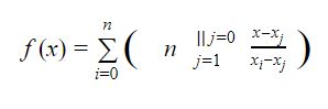 Lagrange Interpolation In C And C Exploringbits