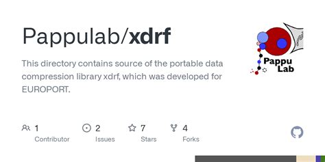 GitHub Pappulab Xdrf This Directory Contains Source Of The Portable Data Compression Library