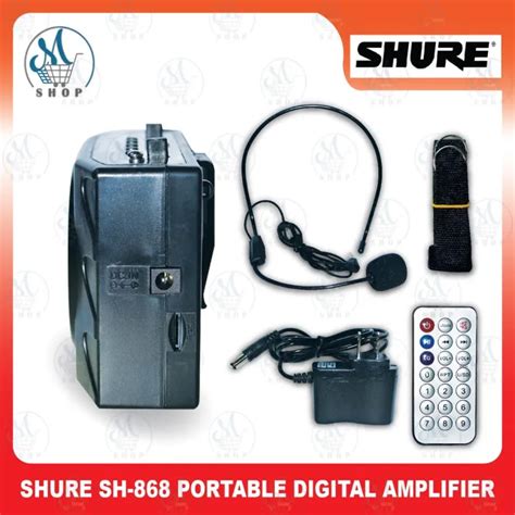 Shure Sh 868 Portable Digital Amplifier Cod Lazada Ph