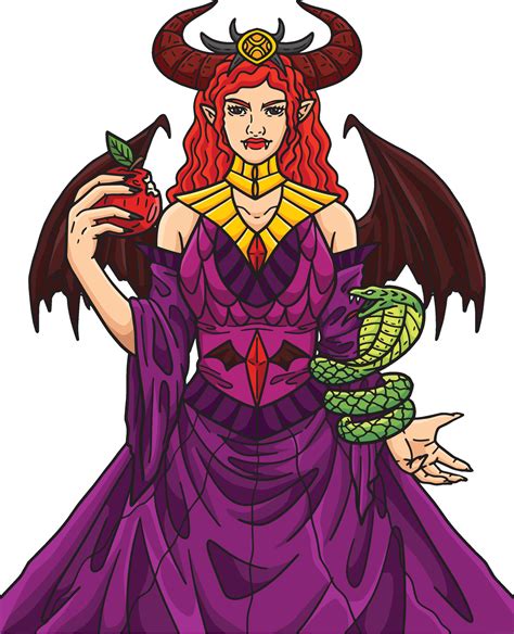 Halloween Succubus Cartoon Colored Clipart 34329240 Vector Art At Vecteezy