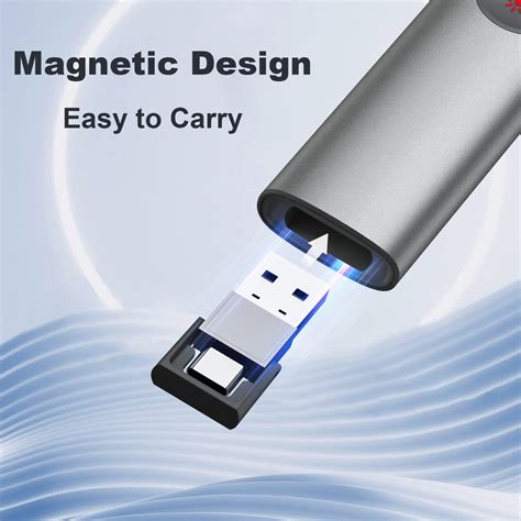 Rechargeable Hyperlink Presentation Clickers For Powerpoint Usb C A