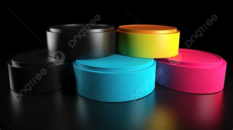 둥글고 다채로운 3d 디자인의 견고한 연단 최소한의 장면 화장품 연단 연단 디스플레이 배경 일러스트 및 사진 무료 다운로드 Pngtree