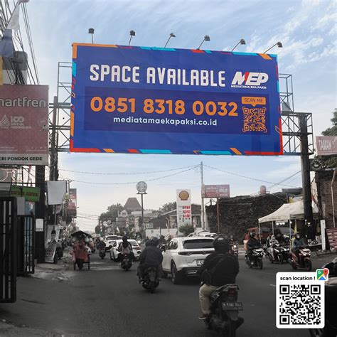 Sewa Billboard Kota Bekasi Jalan Jatiwaringin Pondok Gede Depan Spbu Shell Dari Pondok Gede