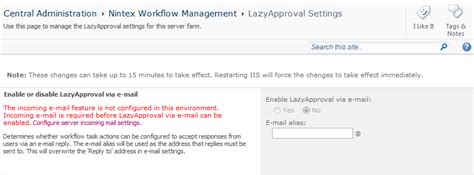 Managing Lazyapproval Settings