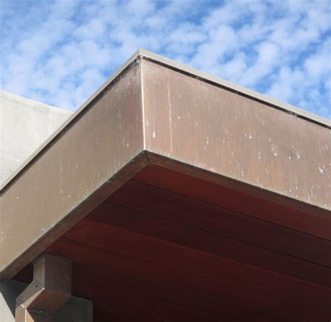 Copper Cladding On Soffit
