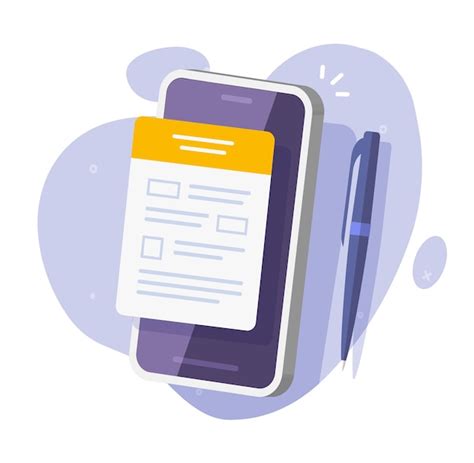 Premium Vector Online Form Application Filling On Cell Phone Icon 3d