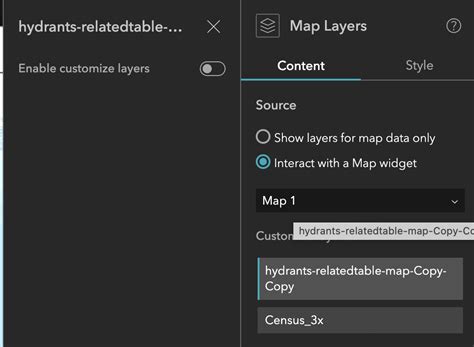 Solved Hide A Layer In The Map Layers Widget In Experienc Esri
