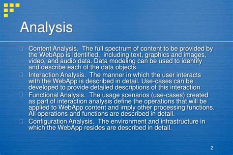 Ppt Chapter 18 Analysis Modeling For Webapps Powerpoint Presentation