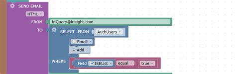 Triggered Action To Send Email Issues Tables Views And Relationships