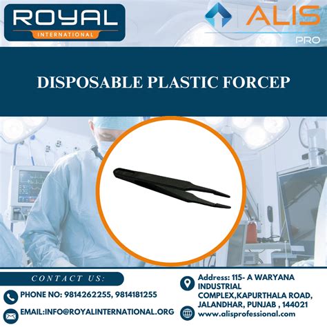 Disposable Plastic Forcep At Best Price In Jalandhar Punjab Royal International