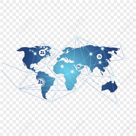 Blue Gradient Technology Sense Network Earth Technological Sense Cool Blue Earth Planet Earth