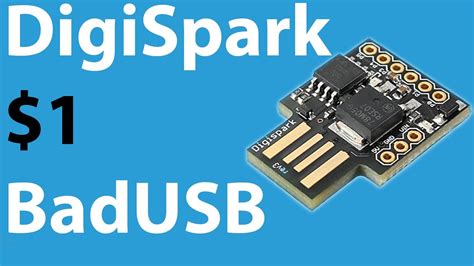 1 Badusb Digispark Drive By Hid Tutorial Youtube