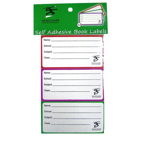 School Book Label The Teachers Store