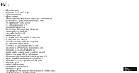 React Codesandbox React Codesandbox
