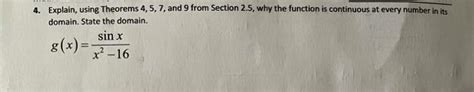 4 Explain Using Theorems 457 And 9 From Section