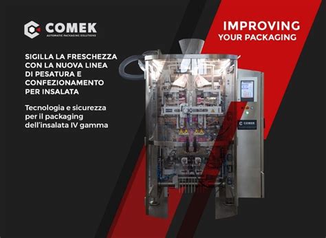 Nuova Linea Comek Per Insalata Opessi Macchine E Supporto Tecnologico Per Lindustria