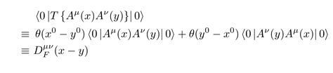 how to show a propagator of massive spin 1 field is the green function