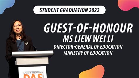 2022 Sga Guest Of Honour Speech By Ms Liew Wei Li Director General Of Education Moe Youtube