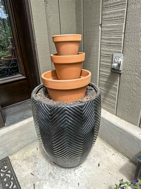 Stacking Clay Flower Pots