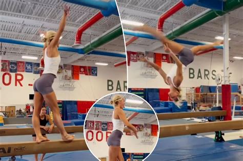 Livvy Dunne Has Summer Fun On Balance Beam Ahead Of Fifth Year At Lsu